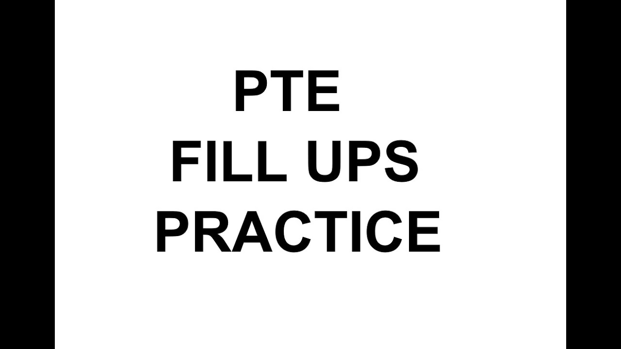 PTE Unlimited listening fill ups practice tests - YouTube