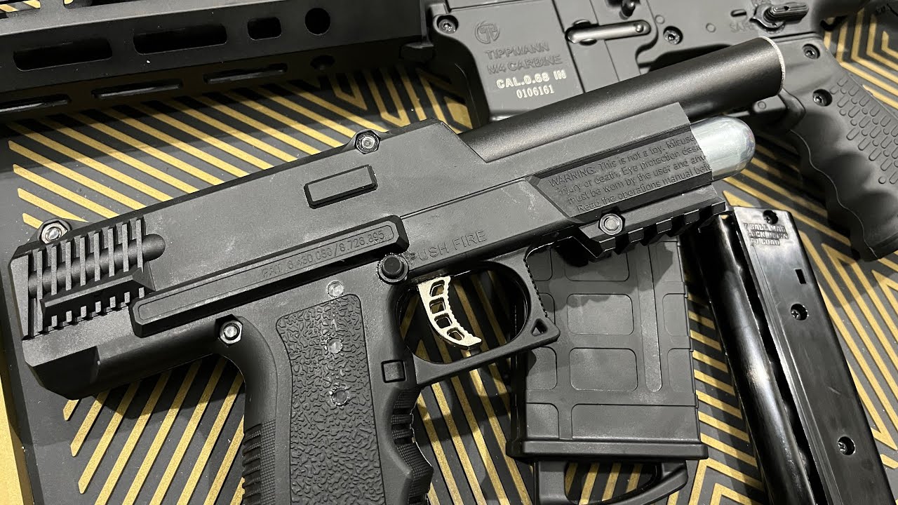 Tippmann Tipx Less Lethal - Threaded 16g Co2 Conversion MCS Kinetics - YouTube