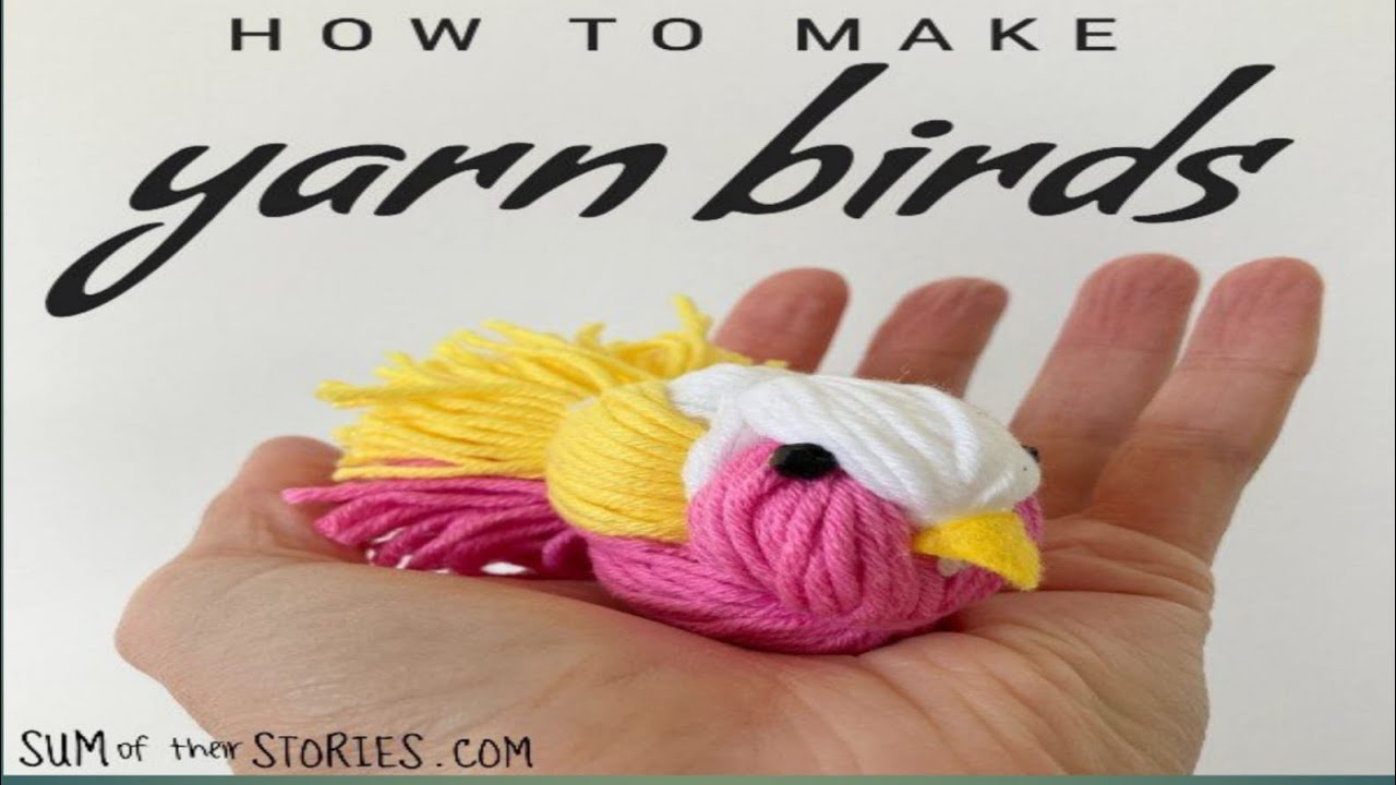 how to make a birds .। macrame dhage se birds kese banaye - YouTube
