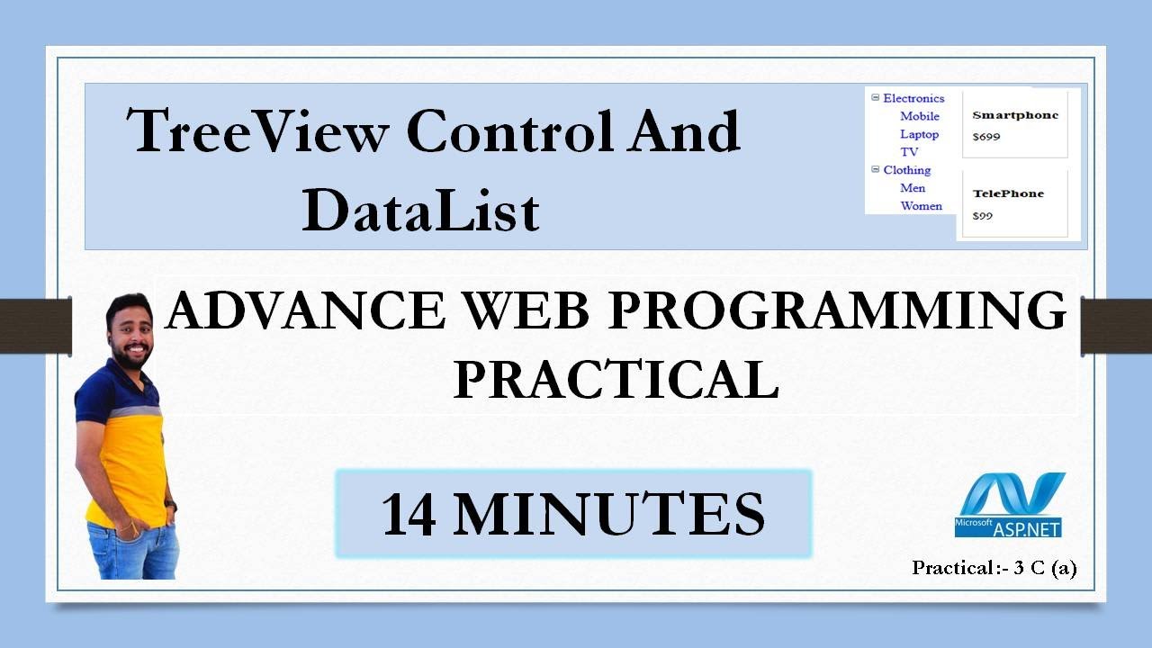 Advance Web Programming | TYIT | MU | Practical 3C (A) Treeview control ...