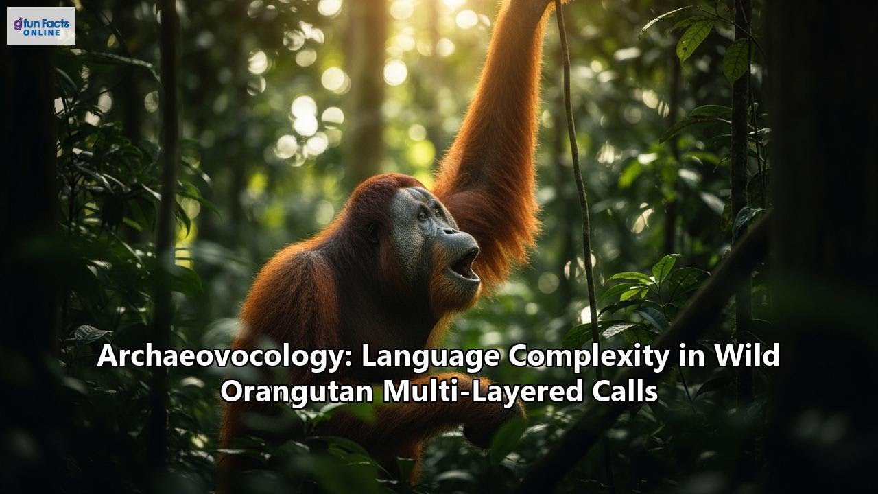 Archaeovocology: Language Complexity in Wild Orangutan Multi-Layered ...