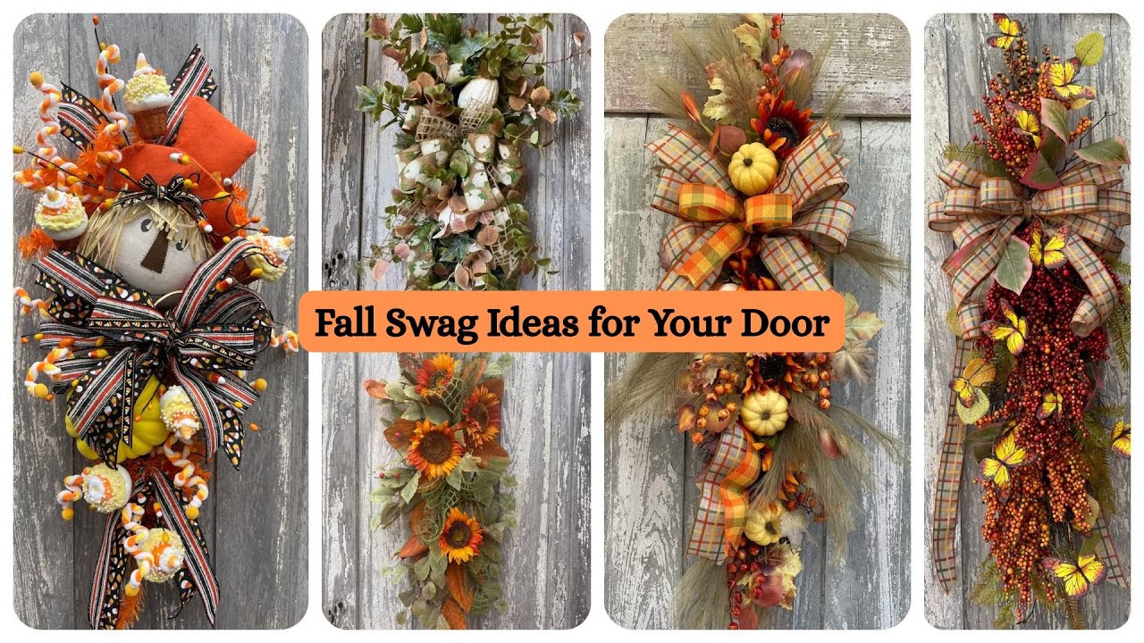 🍂 Fall Swag Compilation Premiere | DIY Autumn Swag Ideas with Pumpkins ...