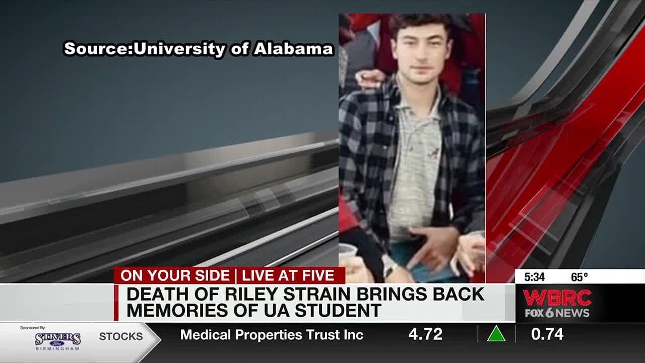 Death of Riley Strain brings back memories of Univ. of Alabama student ...