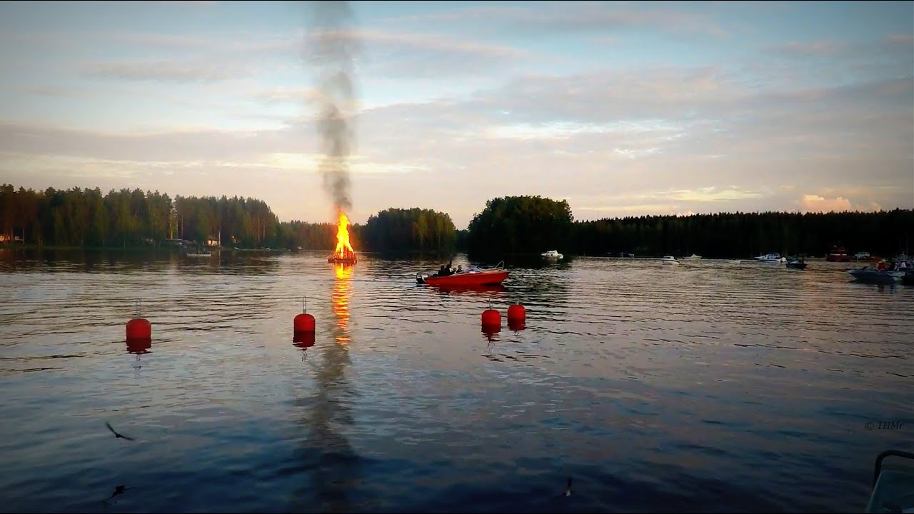 Midsummer Eve Bonfire Finland Savonranta - YouTube