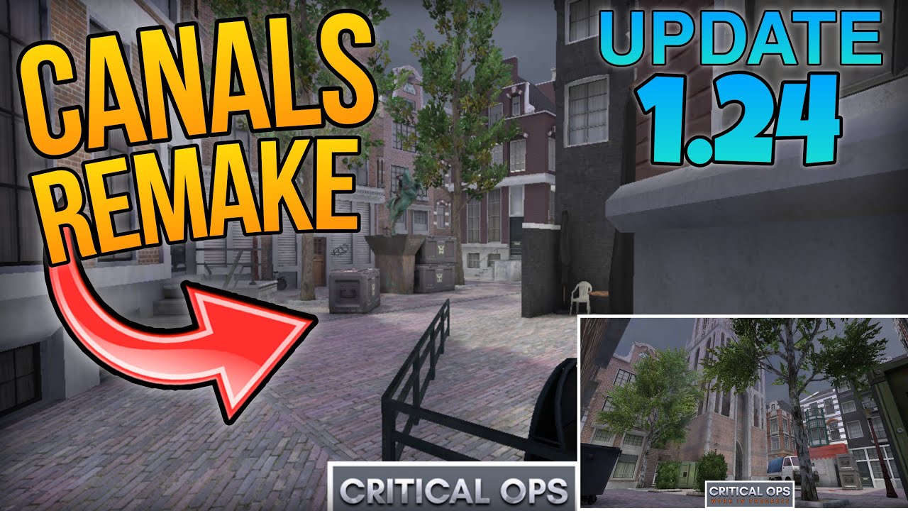 New Canals Map Remake In Critical Ops! 🏣 (1.24 UPDATE) - YouTube