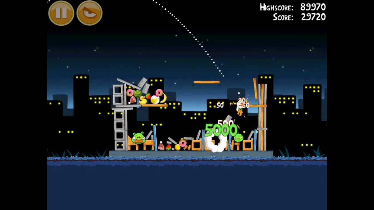 Angry Birds Danger Above 7-4 Walkthrough 3 Star - YouTube