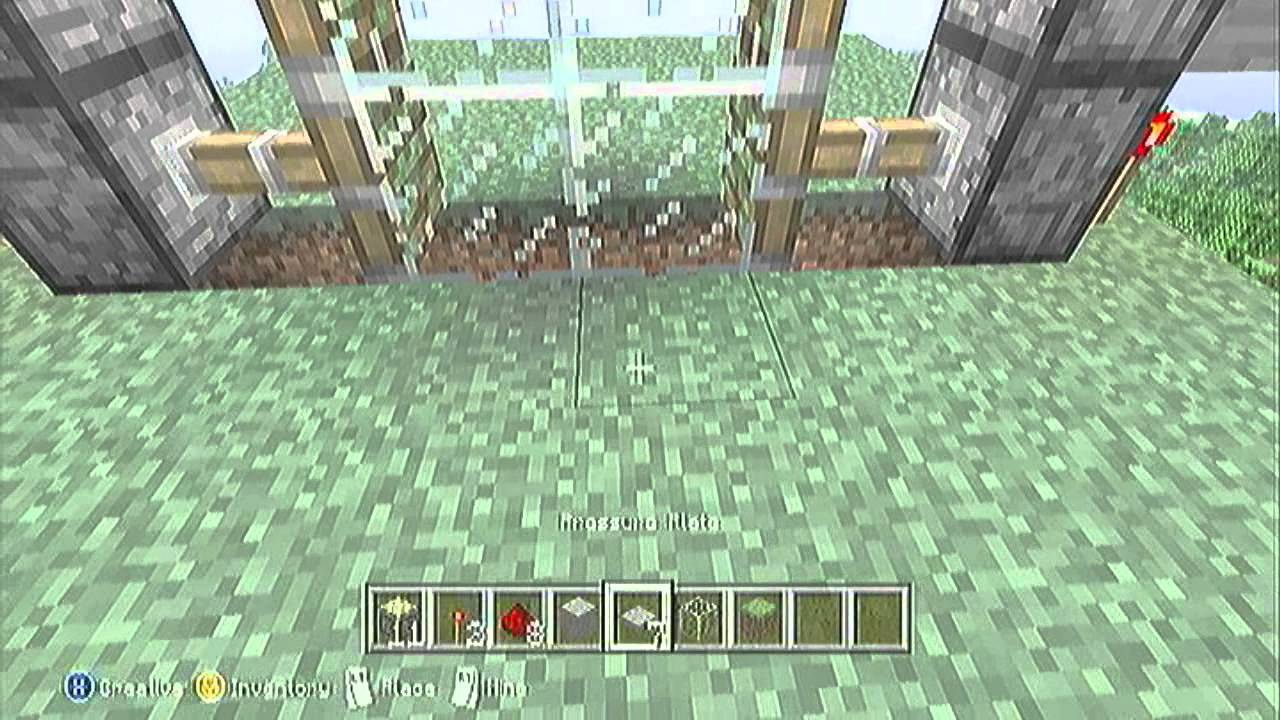 Minecraft | Automatic sliding doors tutorial - YouTube