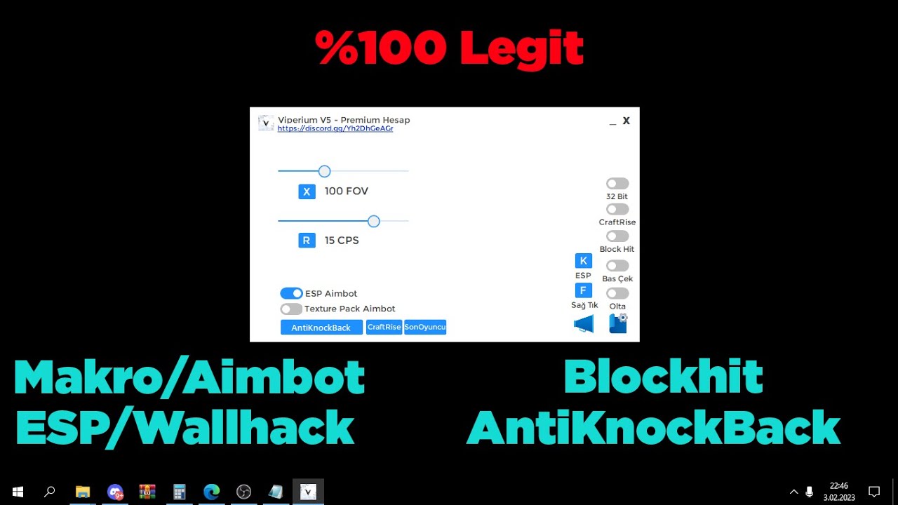 Viperium V5.1 - SonOyuncu&CraftRise Aimbot, Sekmeme, ESP, CHEST ESP ...