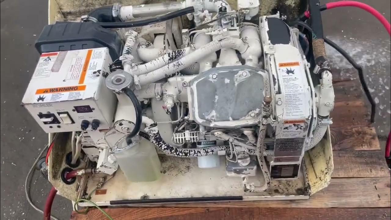 Kohler 6.5 CZ23 6500 Watt marine generator ONLY 130 HRS For Sale - YouTube