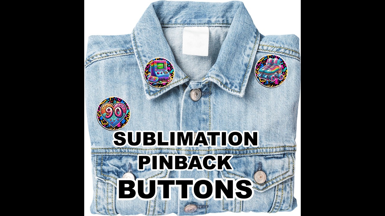 DIY Sublimation Pinback Buttons: Tips & Tricks - YouTube