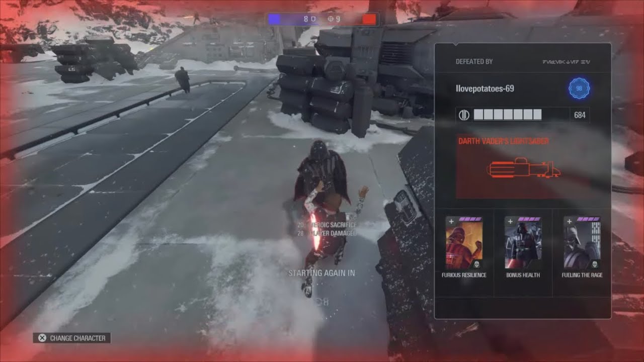 Teaching a toxic Vader how to properly play The Chosen One ...
