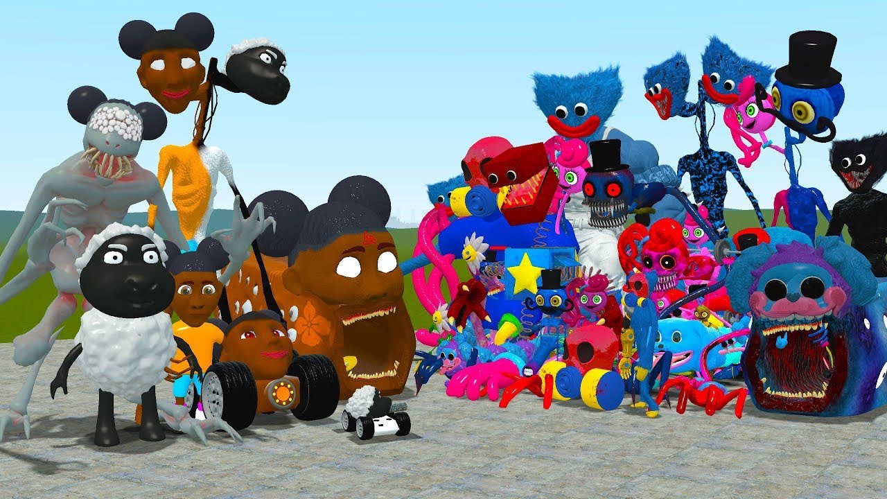 AMANDA THE ADVENTURER VS ALL POPPY PLAYTIME FAMILY In Garry's Mod ...