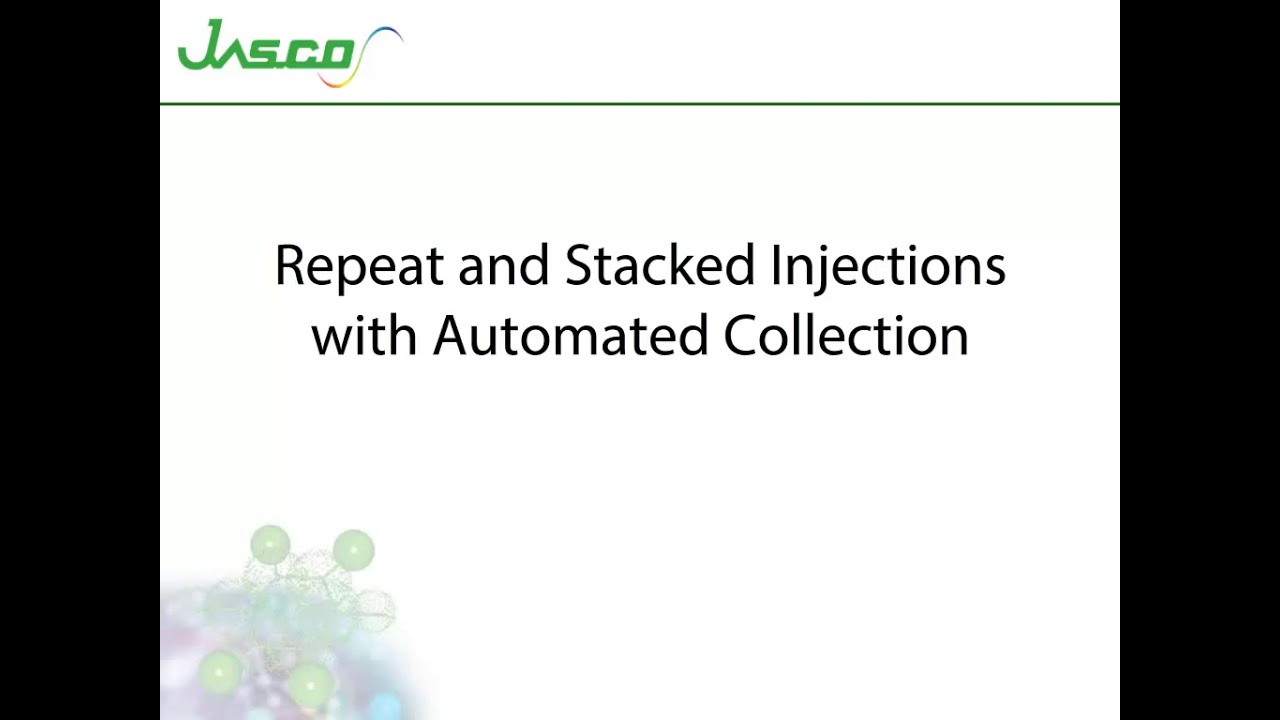 Preparative SFC - How to make Repeat and Stacked Injections with ...