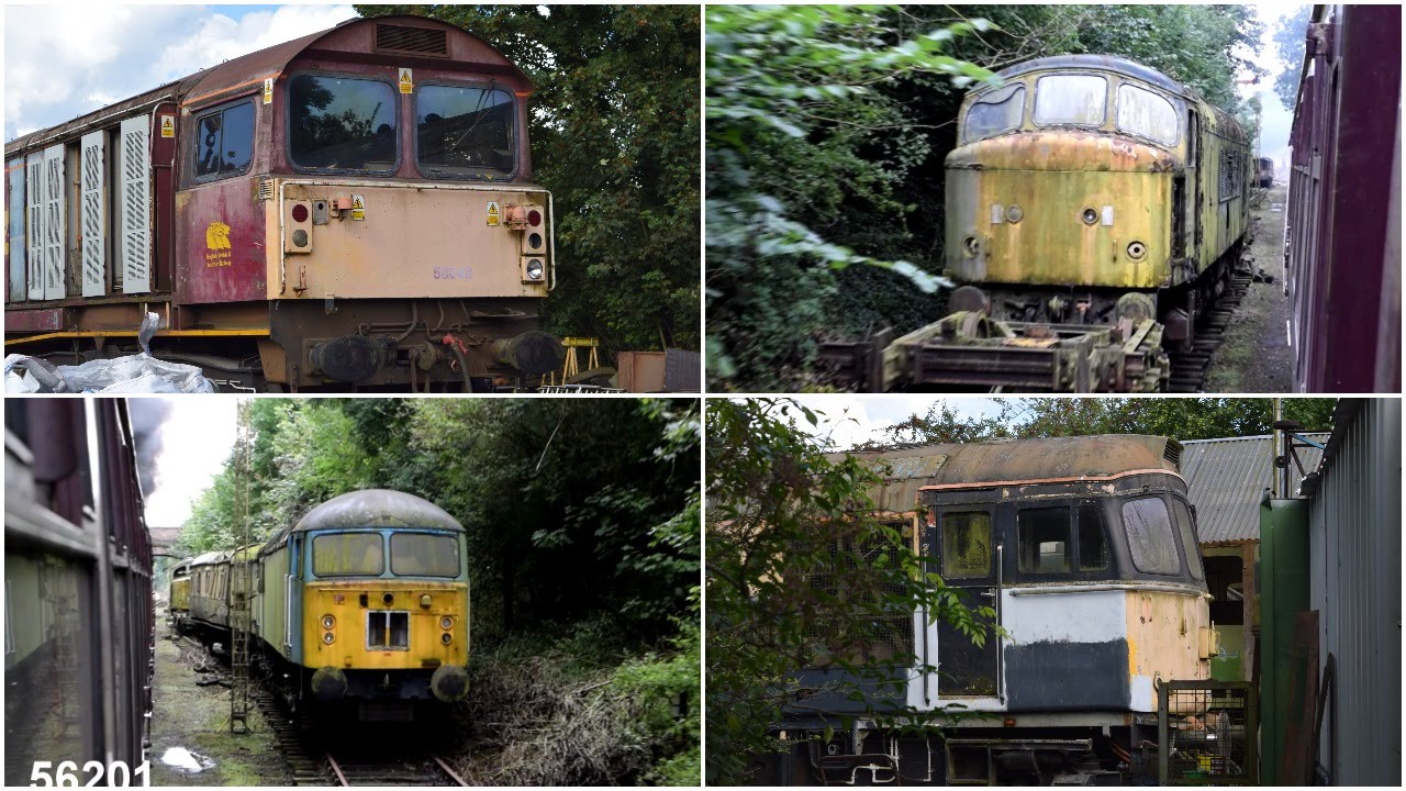 Forgotten Mainline Diesels; Feat: 58048 - 45015 - 56201 - 33019 - YouTube
