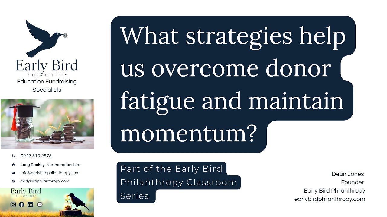 What Strategies Help Us Overcome Donor Fatigue And Maintain Momentum ...