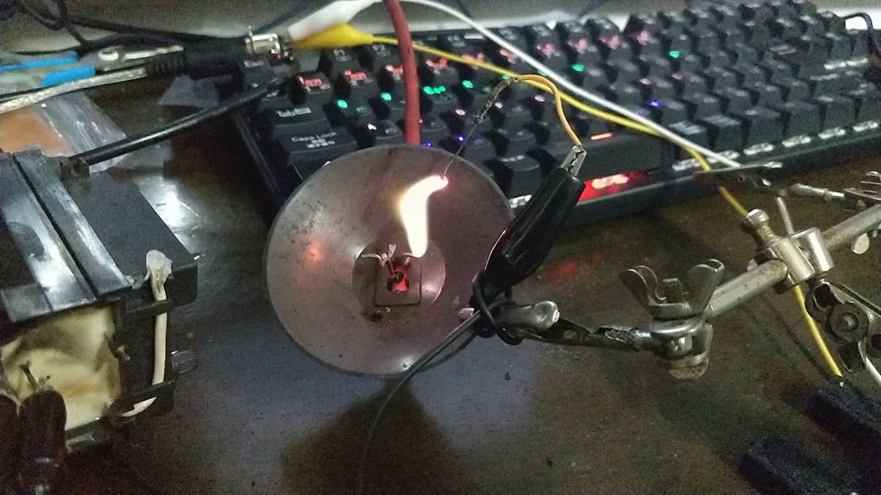 Plasma speaker MIDI (Flyback transformer) - YouTube