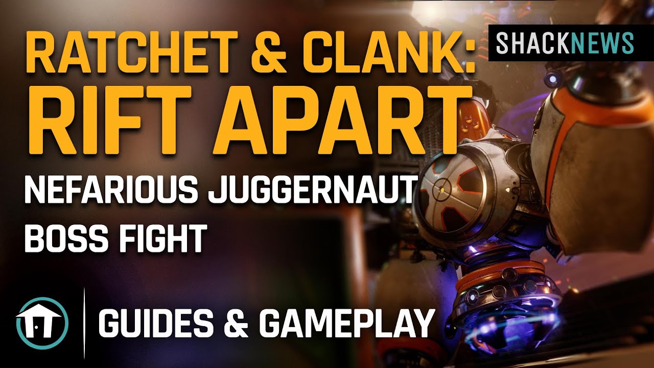 Ratchet & Clank: Rift Apart - Nefarious Juggernaut Boss Fight - YouTube