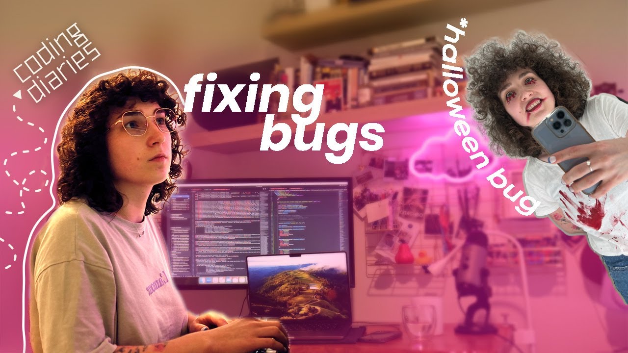 8. Fixing bugs, halloween preparations and finding peace in the village | Coding Diaries - YouTube