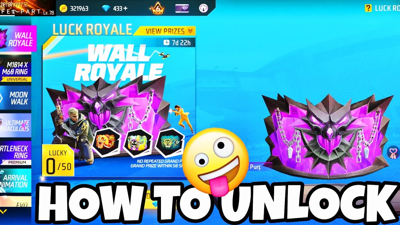 Wall royale || freefire new wall royale || wall royale new wall || how ...