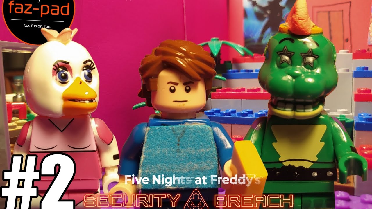 Five Nights At Freddy's Security Breach Lego Part 2 - YouTube
