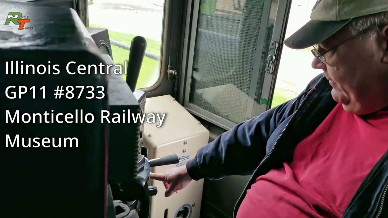 How to Drive A Train Monticello Railway Museum IC GP11 - YouTube