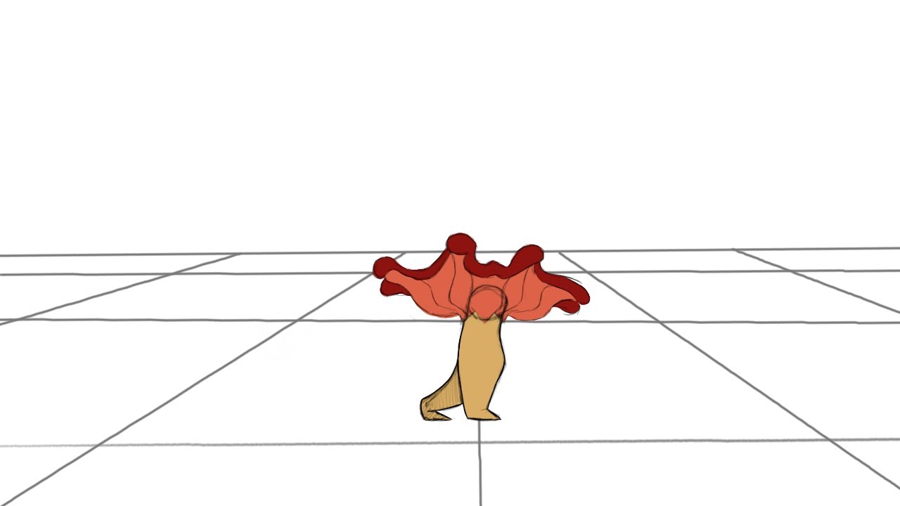 Fungi Animation [walk cycle] - YouTube
