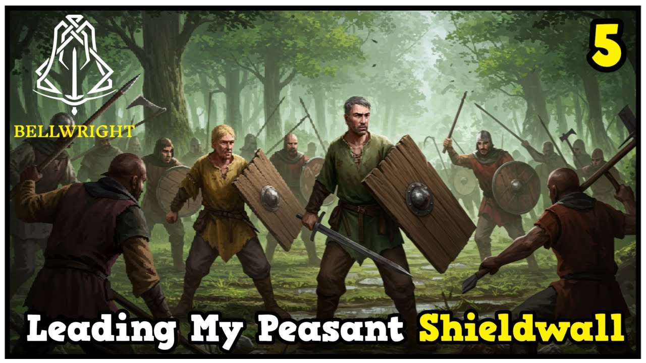 I Lead My Ragtag Peasant Shield Wall Against The Bandits In Bellwright ...