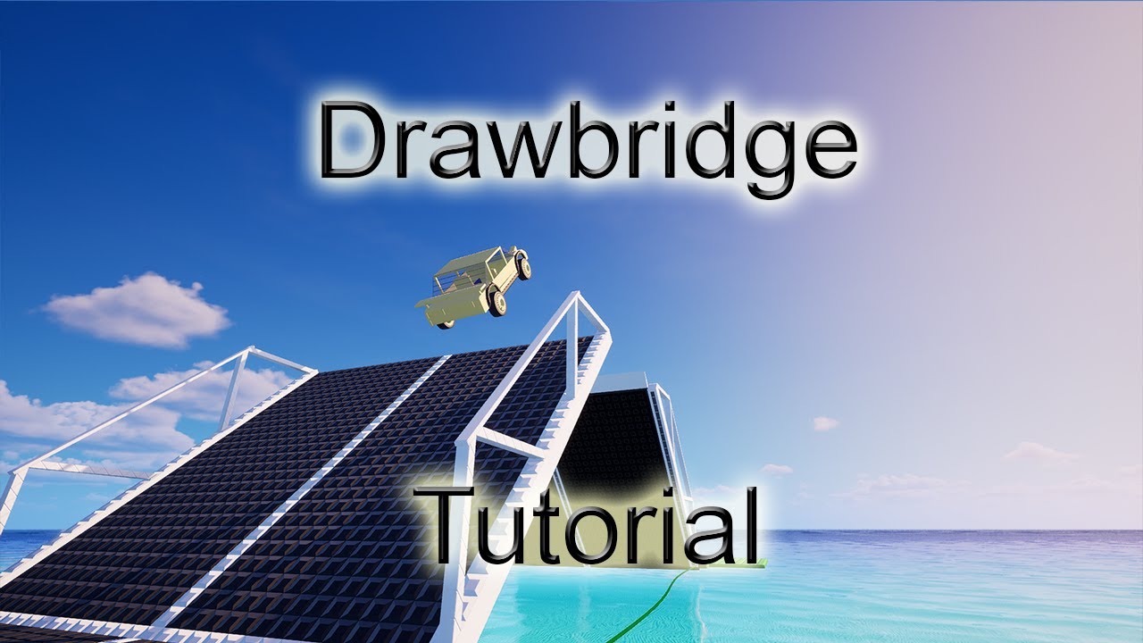 Brickadia Drawbridge Tutorial | Functional Ship-Ready Bridge! - YouTube