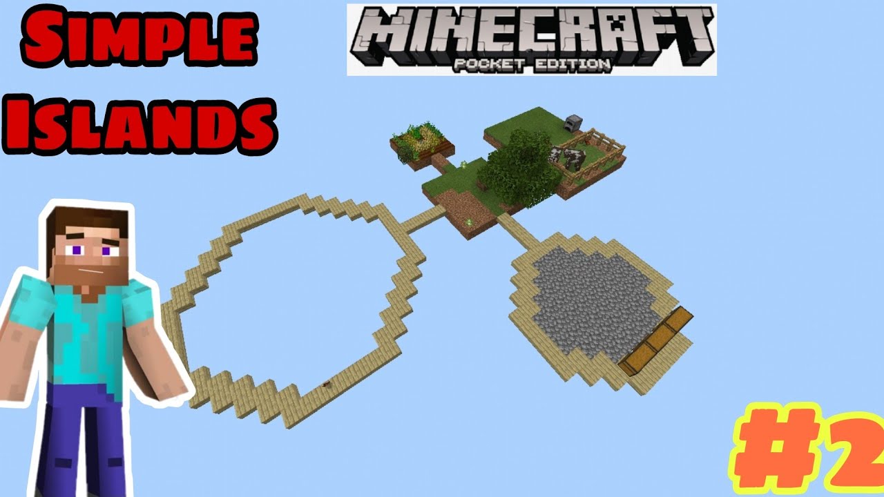 How to make islands in One Block minecraft pocket edition (pe)//#2 ...