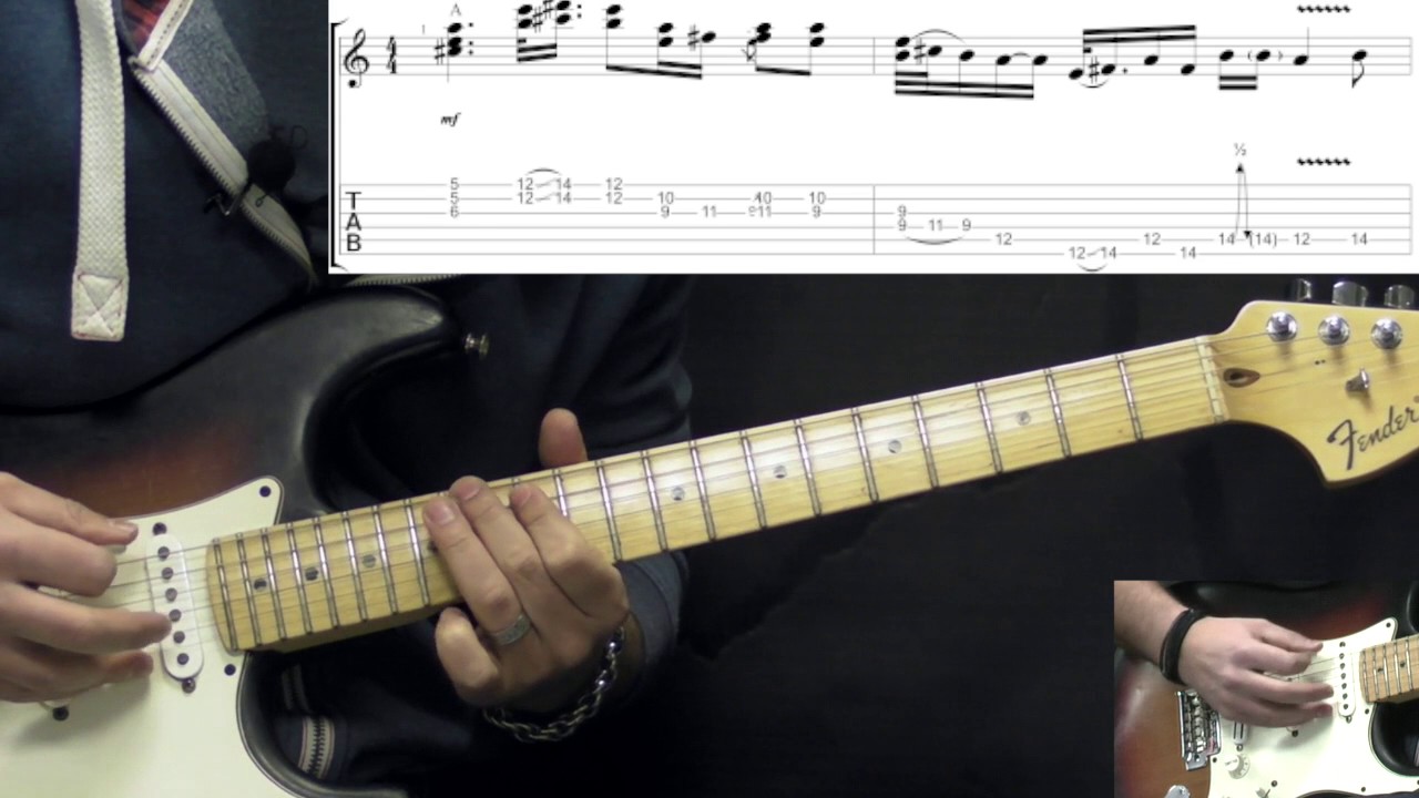 Stevie Ray Vaughan - Life Without You - Rock/Blues Guitar Lesson (w ...