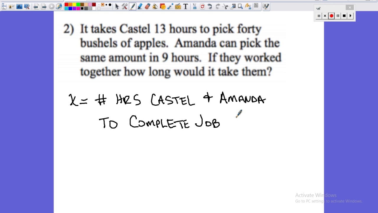 CA Skill 1e Work Problems HW problems 1 and 2 solutions - YouTube