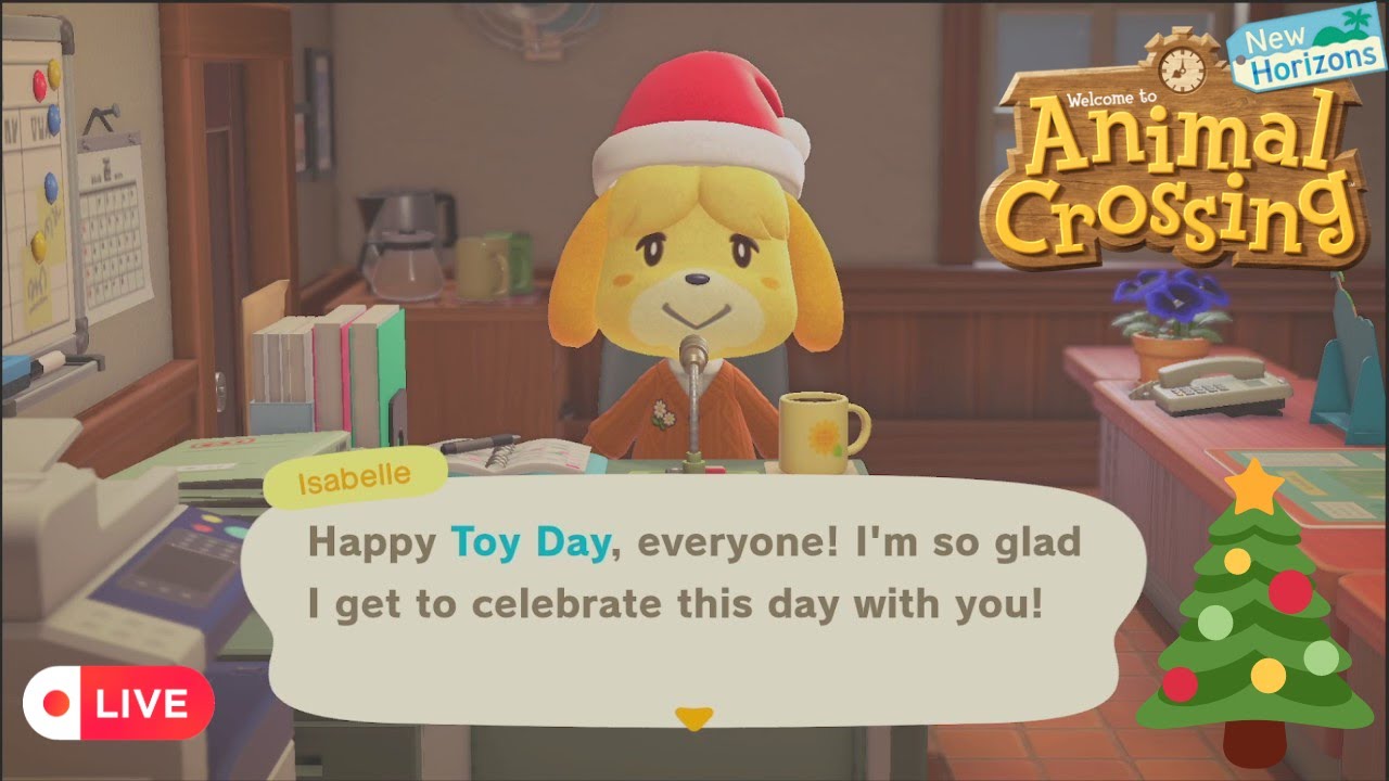 🔴 [LIVE] | ACNH Toy Day! | Dec. 23 | 6: 30 PM CST - YouTube