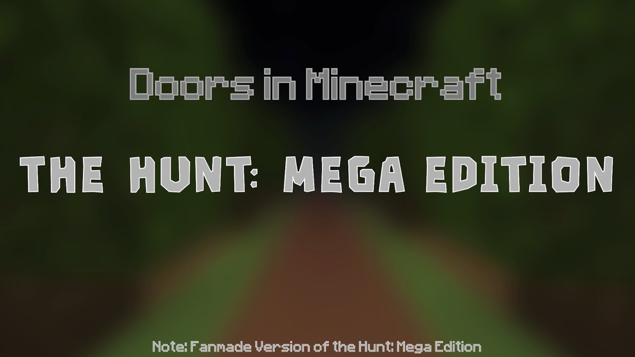 Doors in Minecraft: The Hunt: Mega Edition - YouTube