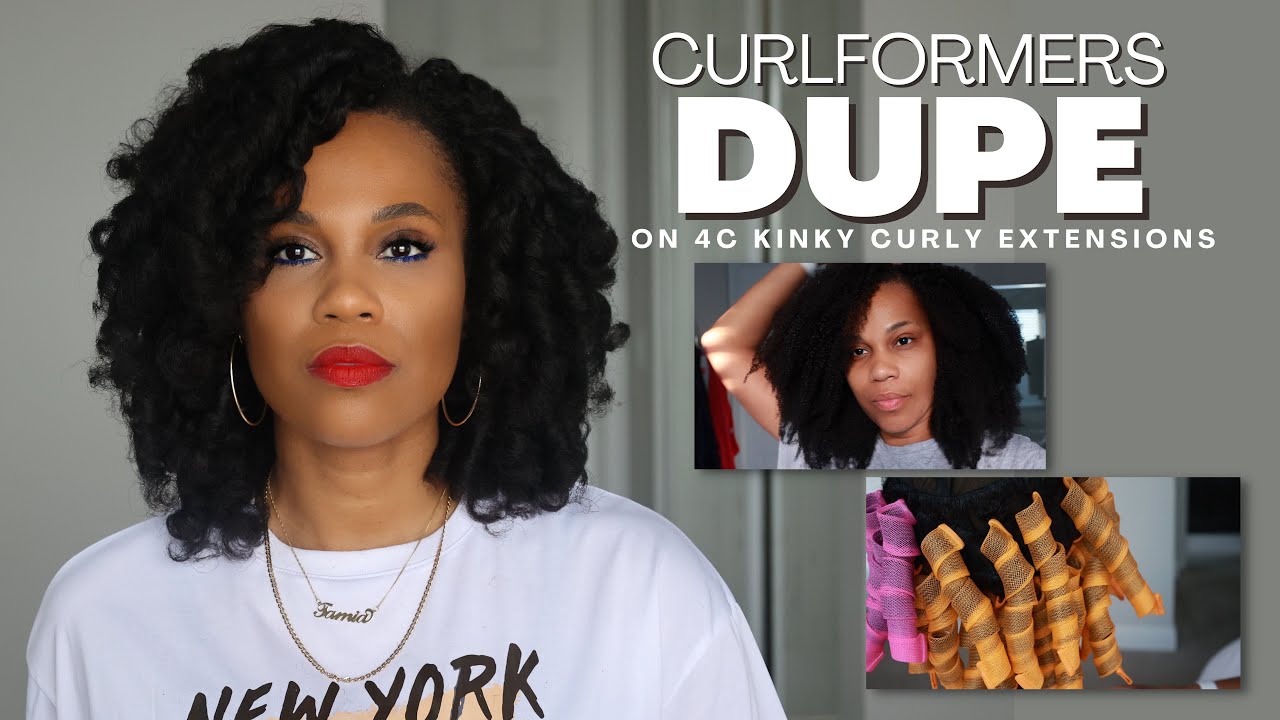 Testing My Curlformers Dupe On My 4c Kinky Curly Wig Youtube
