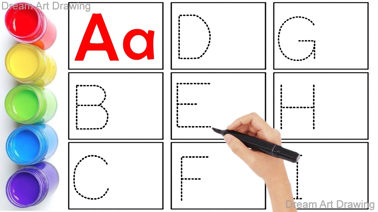 Alphabet writing for Toddlers | collection of ABCD Alphabet writing ...