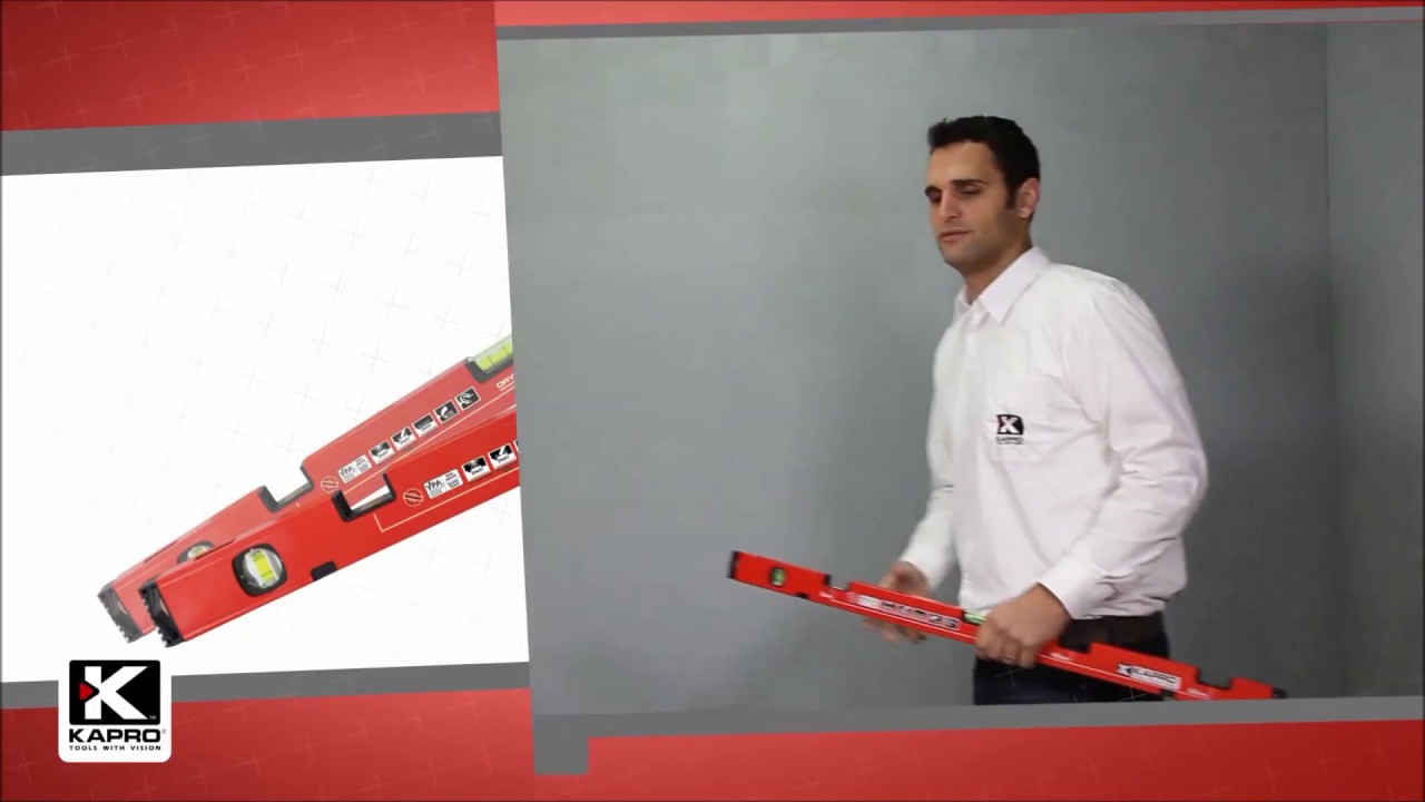 KAPRO® уровень для монтажа гипсокартона (773) - YouTube