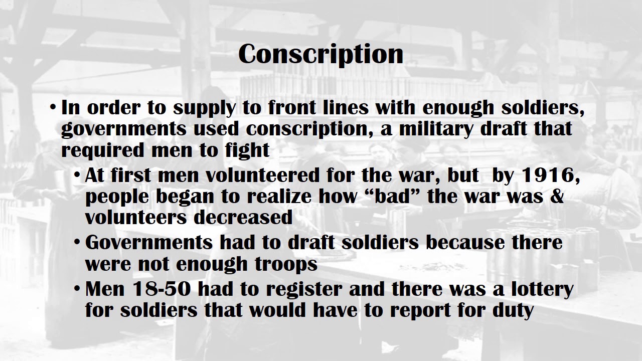 IB Contemporary History - 07 World War I and Total War on the Homefront ...