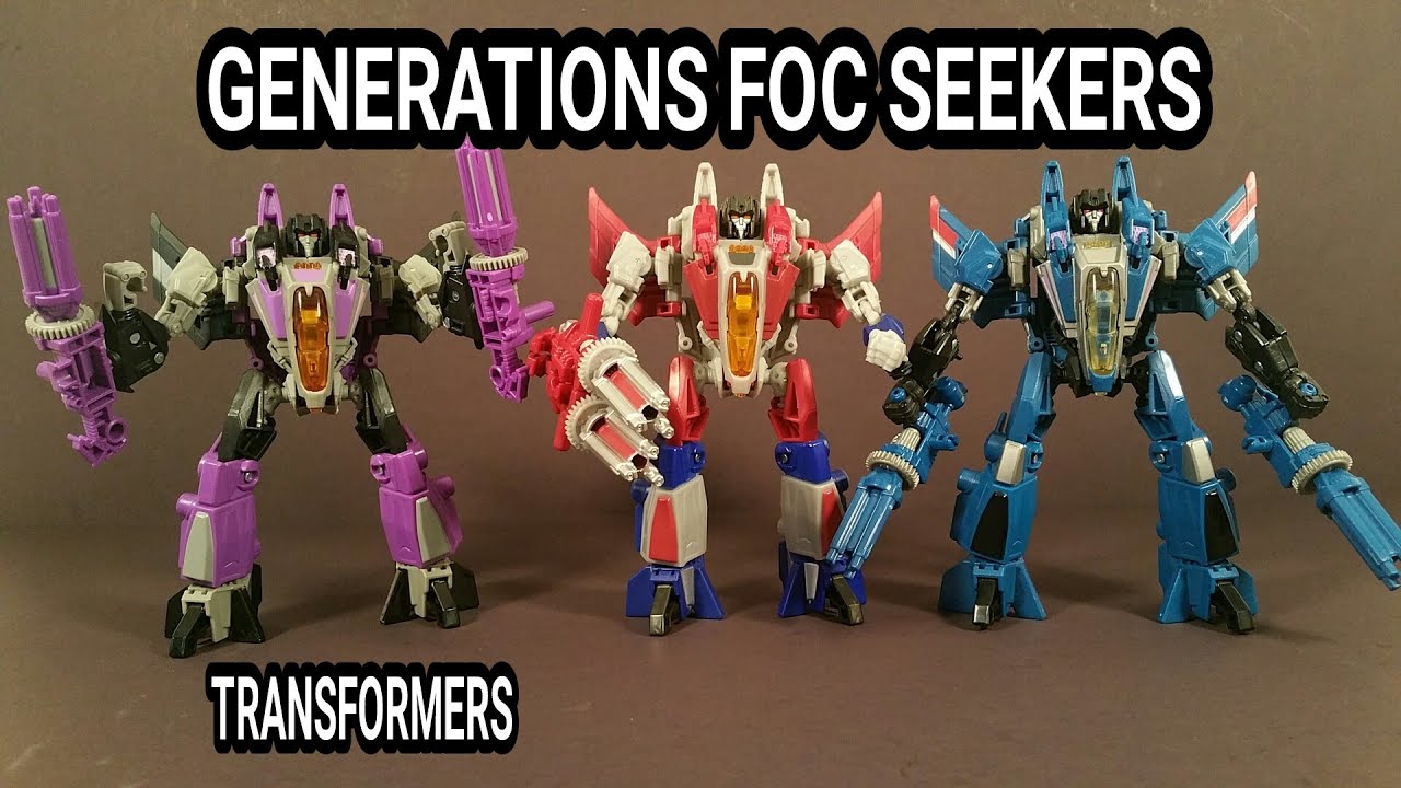 Transformers Fall of Cybertron Seekers Chill Comparison Review - YouTube