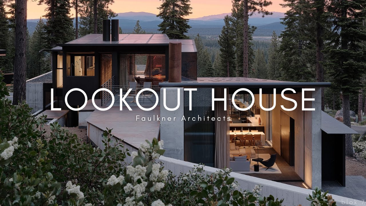 A Modern Masterpiece Built on Volcanic Terrain - Lookout House - YouTube