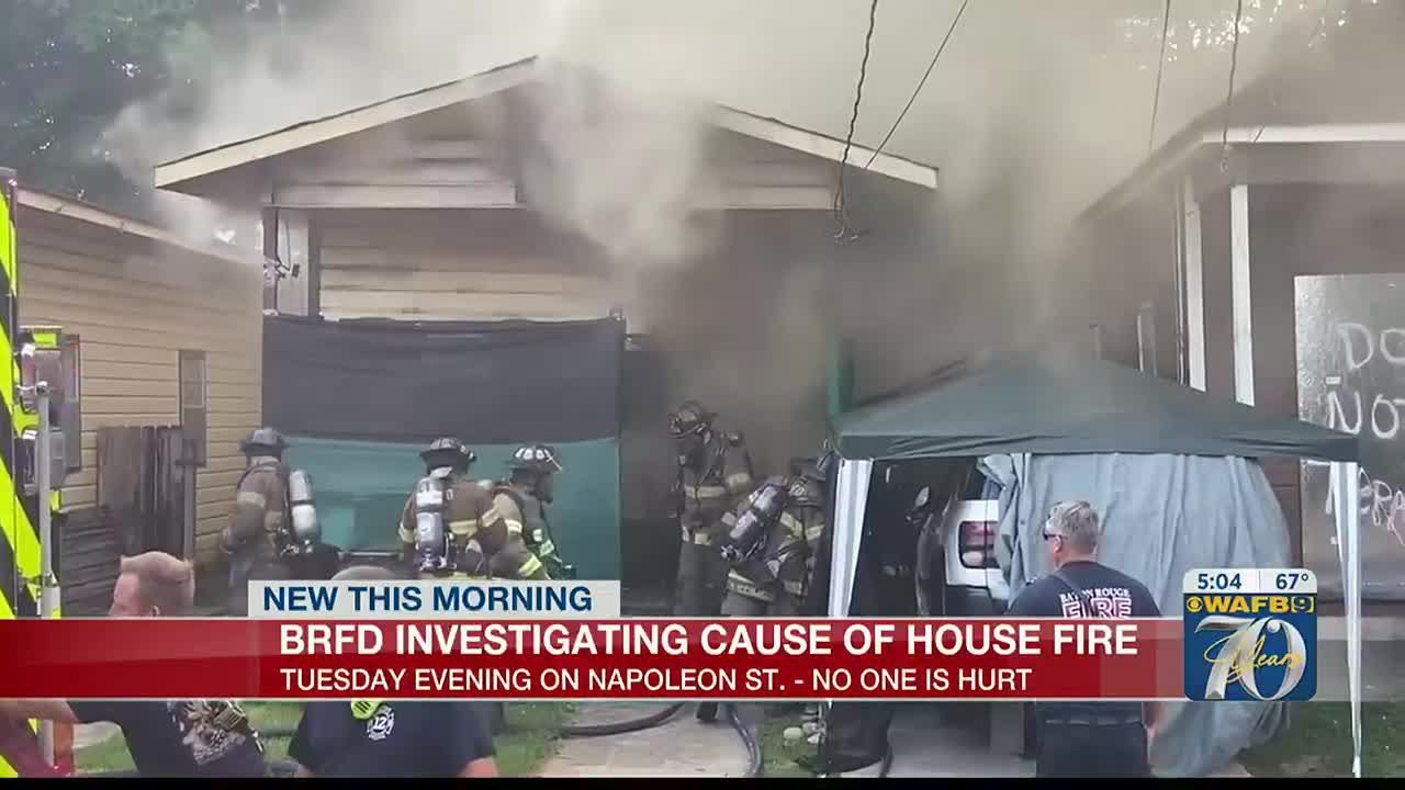 BRFD investigating cause of house fire - YouTube