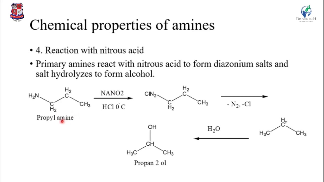 GTU_BPPHARMACY_BP202TP_Chemical Properties Of Aliphatic Amines - YouTube