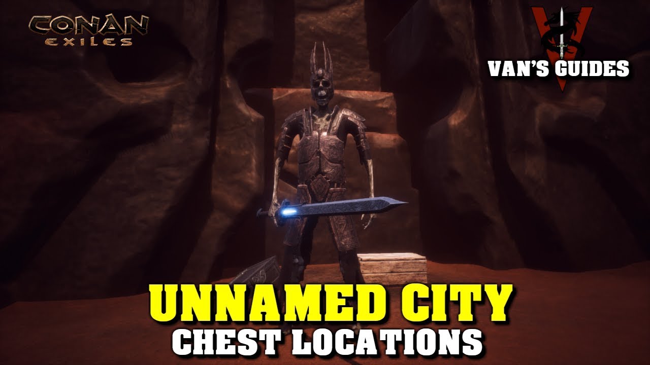 Conan Exiles - Unnamed City Chests - Gold Coins Fast! - YouTube