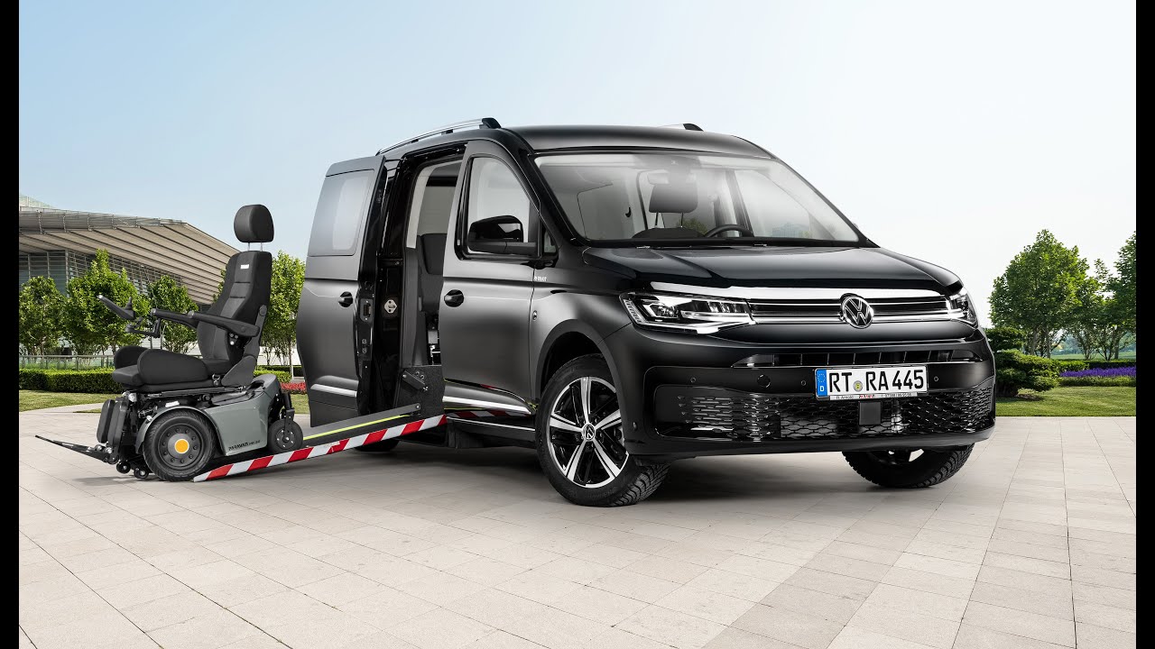 Paravan VW Caddy V Maxi with side entry solution - YouTube