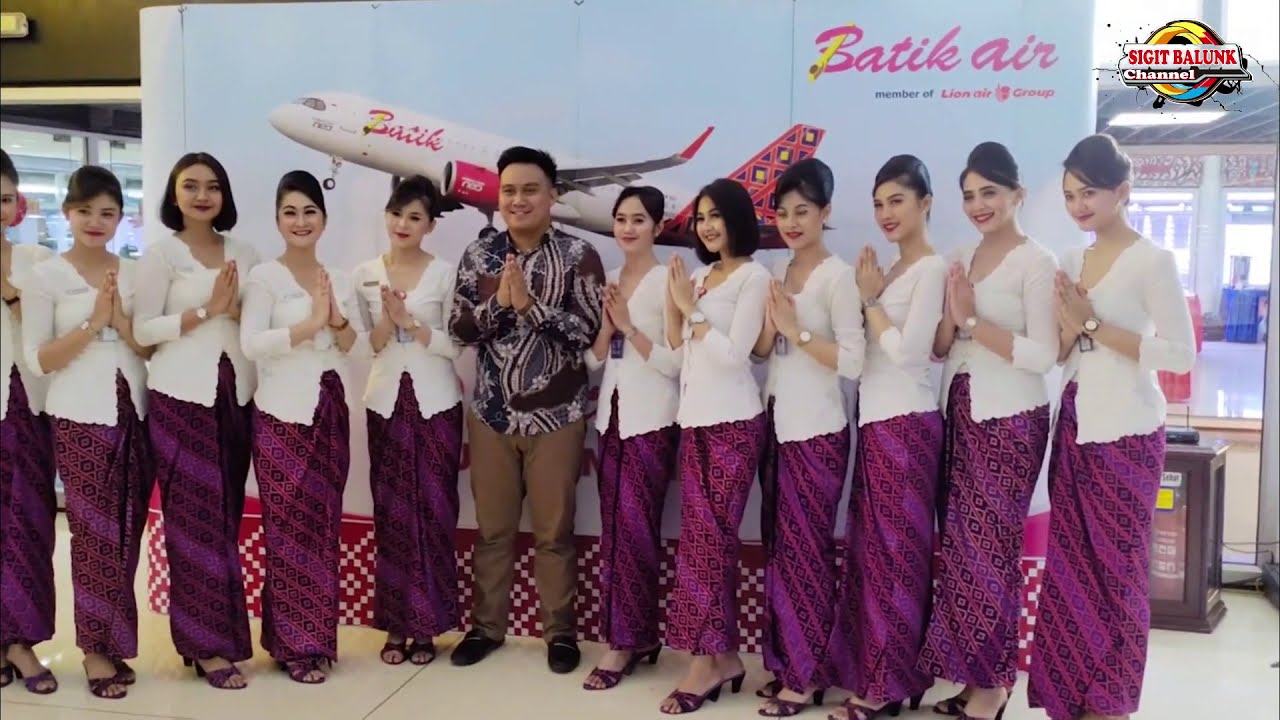 heksa putrie Pramugari Cantik Batik Air di Acara Airbus A320 Neo - YouTube