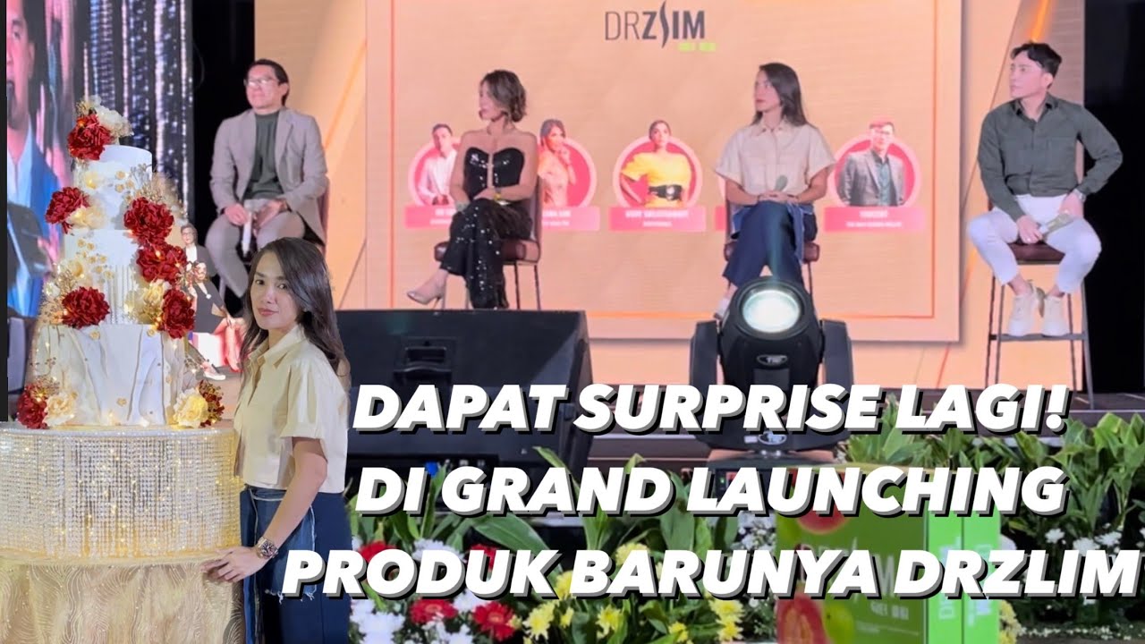 USSY DAPAT SURPRISE LAGI! DI GRAND LAUNCHING PRODUK TERBARU DRZLIM ...