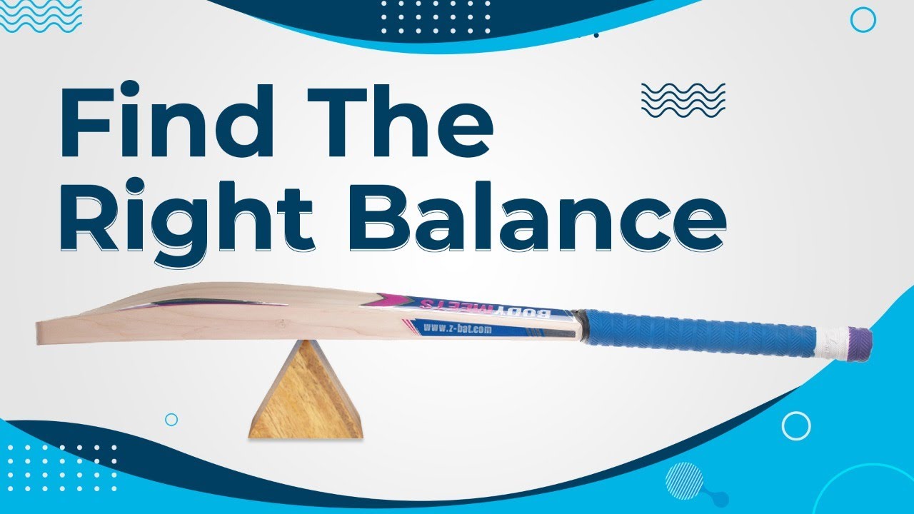 How to Find balanced bat for young cricketers (Scientific Way) - YouTube