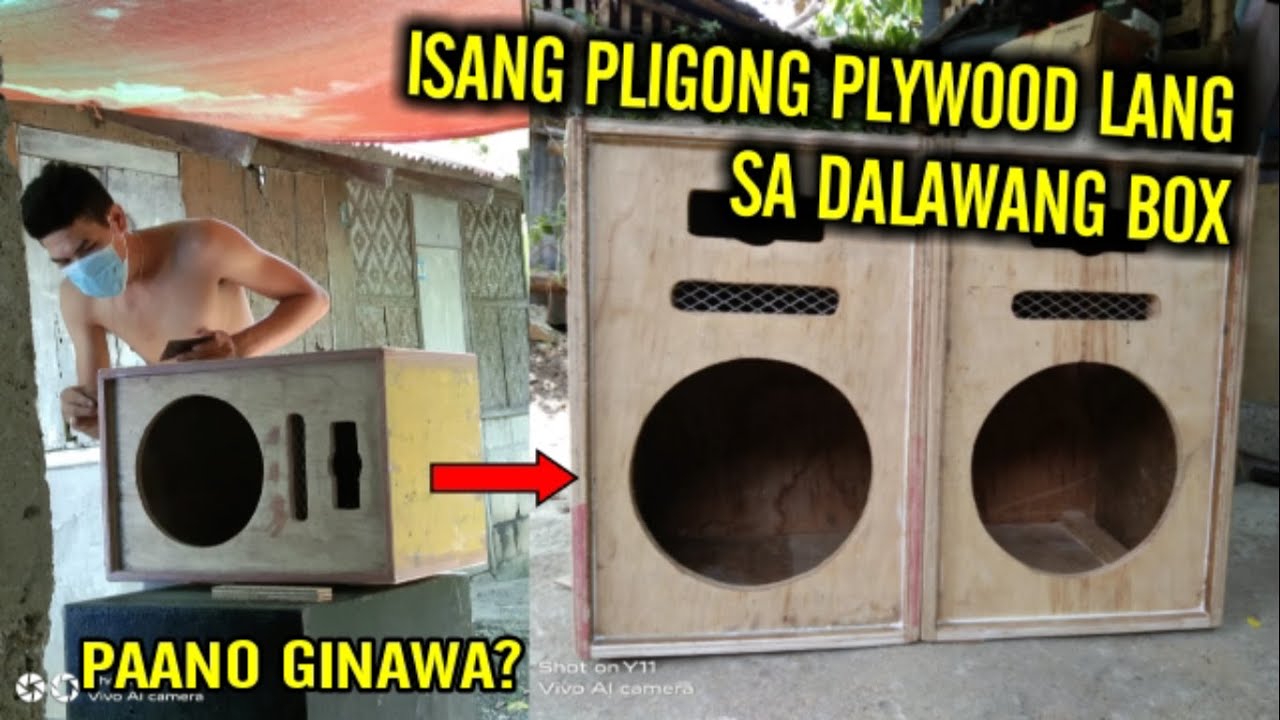 Paano gumawa ng Pambahay na Speaker Box d12" | 2 in 1 design tweeter ...
