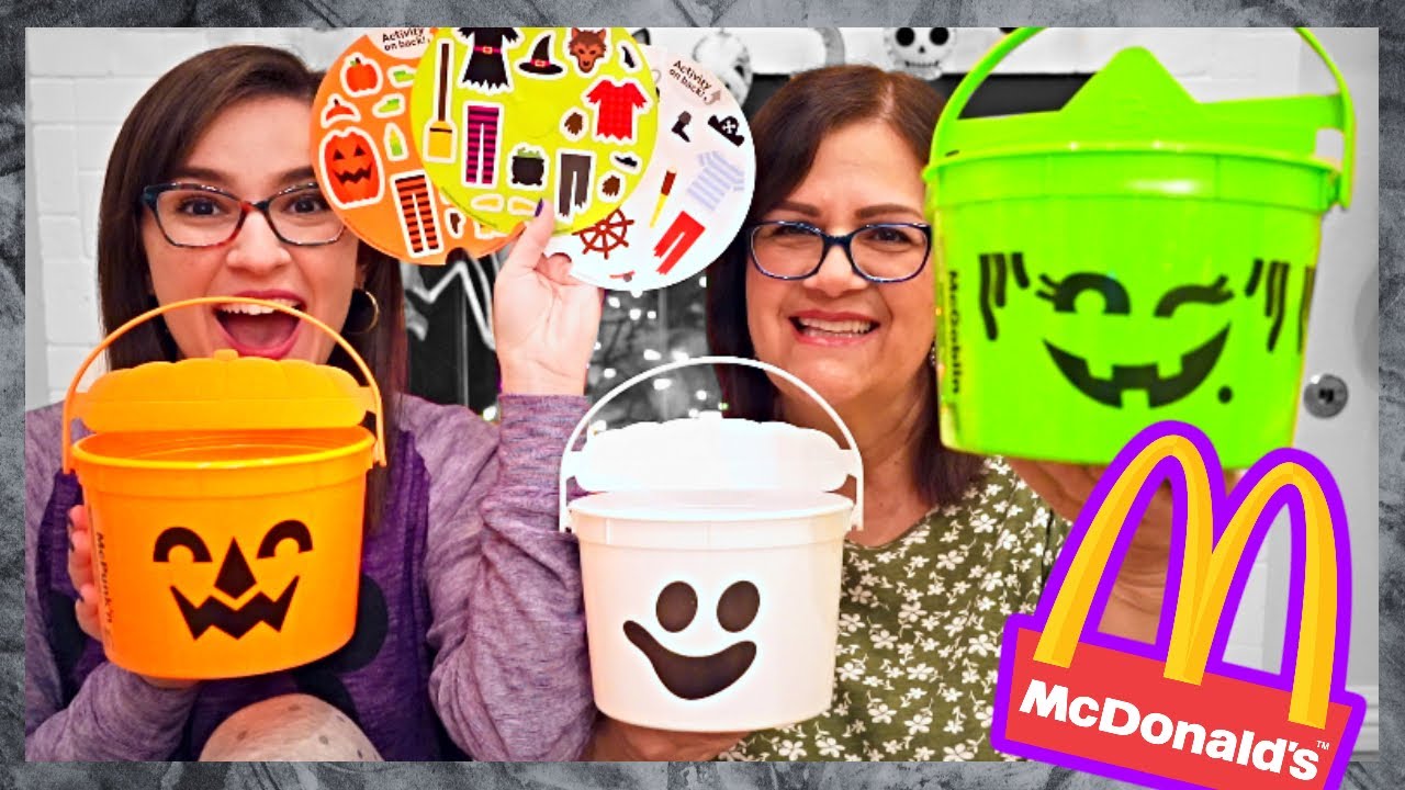 McDonald's Halloween Happy Meals 2022!🎃🍟 Plus Vintage Fast Food Buckets ...