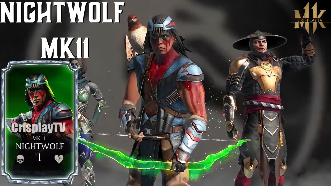 MK11 Nightwolf Gameplay and Review. MK Mobile - YouTube