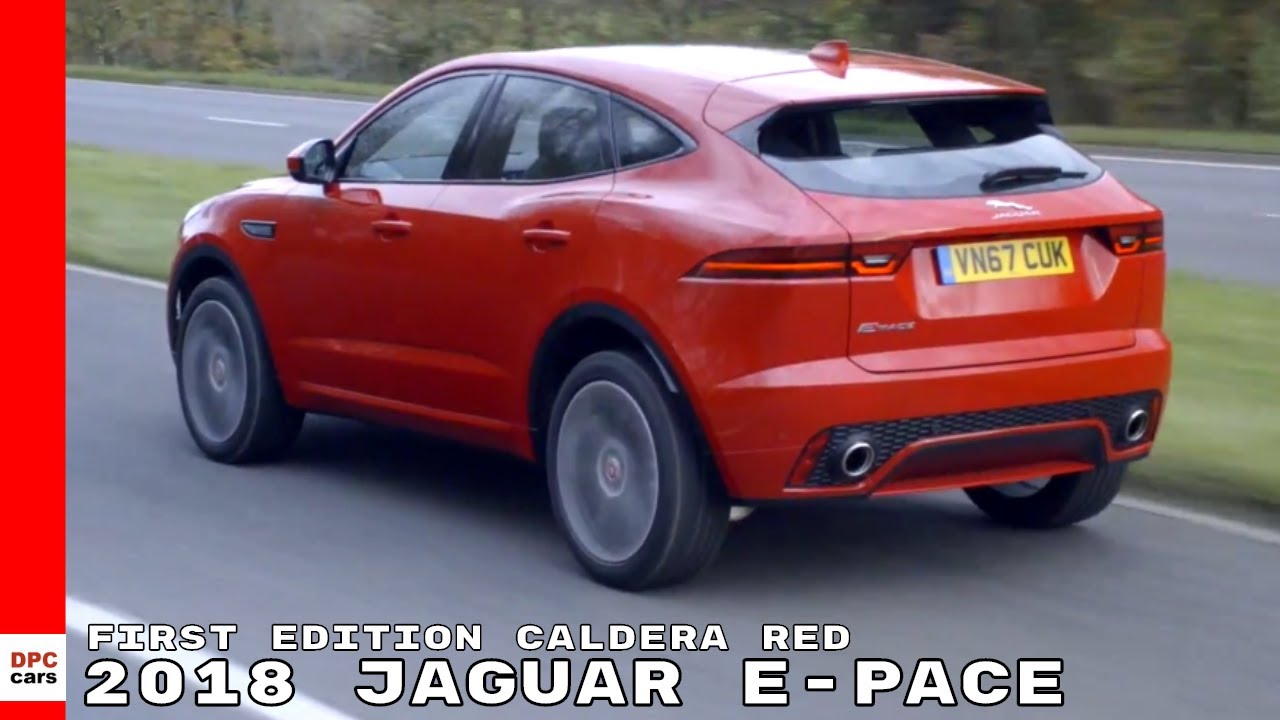 2018 Jaguar E-PACE First Edition Caldera Red - YouTube
